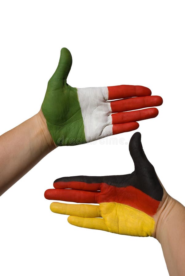 German and italian hand stock photo. Image of country - 29341600