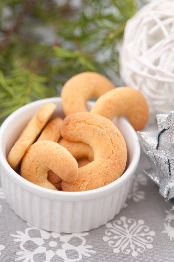 German Kipferl Cookies stock photo. Image of homemade - 36141200
