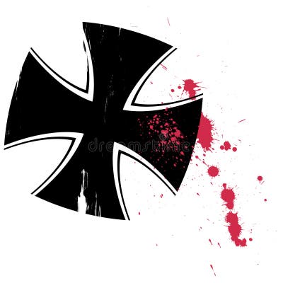 German knights cross stock vector. Illustration of artwork - 9335904