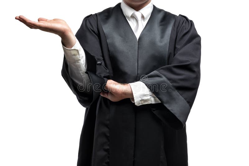 German lawyer with a robe stock photo. Image of disputation - 166914670