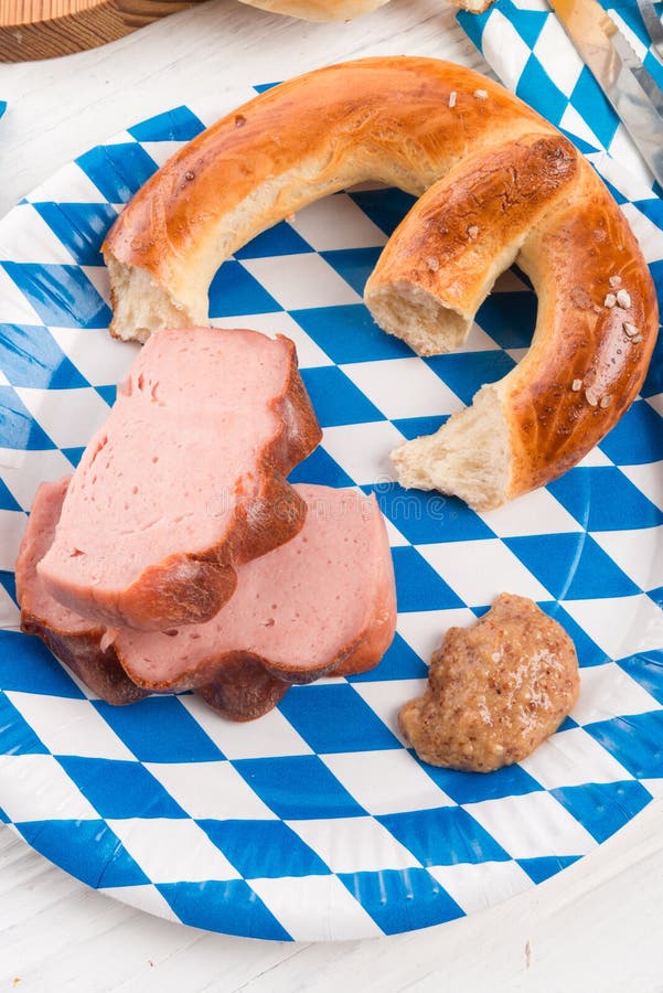 German liver cheese stock photo. Image of beef, leberkase - 45430830