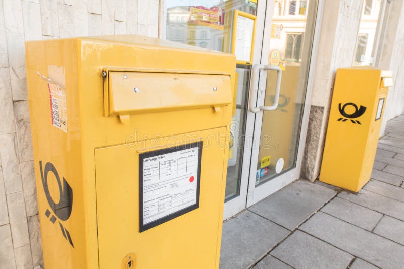 German mail editorial image. Image of boxes, post, mailboxes - 48787275