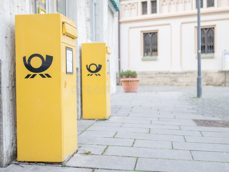 German mailboxes editorial image. Image of postbox, copyspace - 62654970