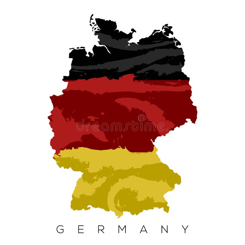 German map stock vector. Illustration of design, texture - 92690132