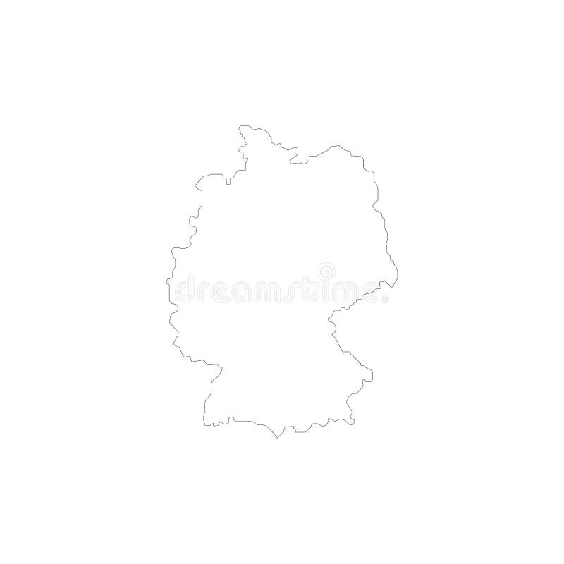 German Map Logo Illustration Design Stock Illustration - Illustration ...