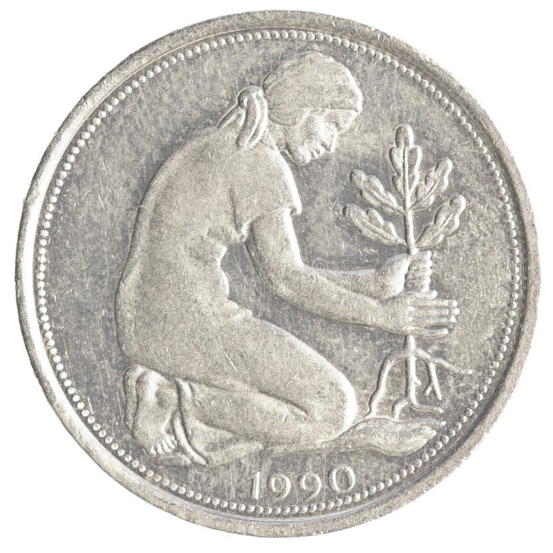 50 German Mark Bank Note 1910 Reverse Stock Image - Image of business ...