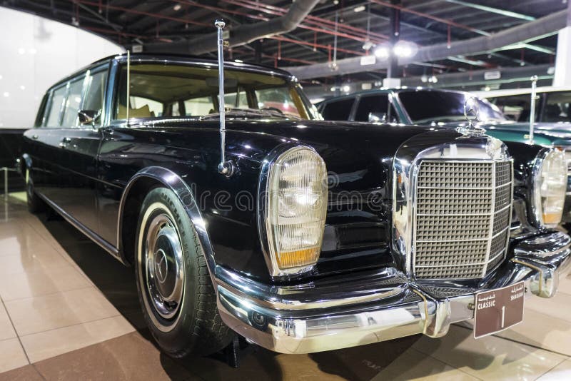 1969 German Mercedes-Benz 600 Pullman Classic Black Car Editorial Image ...