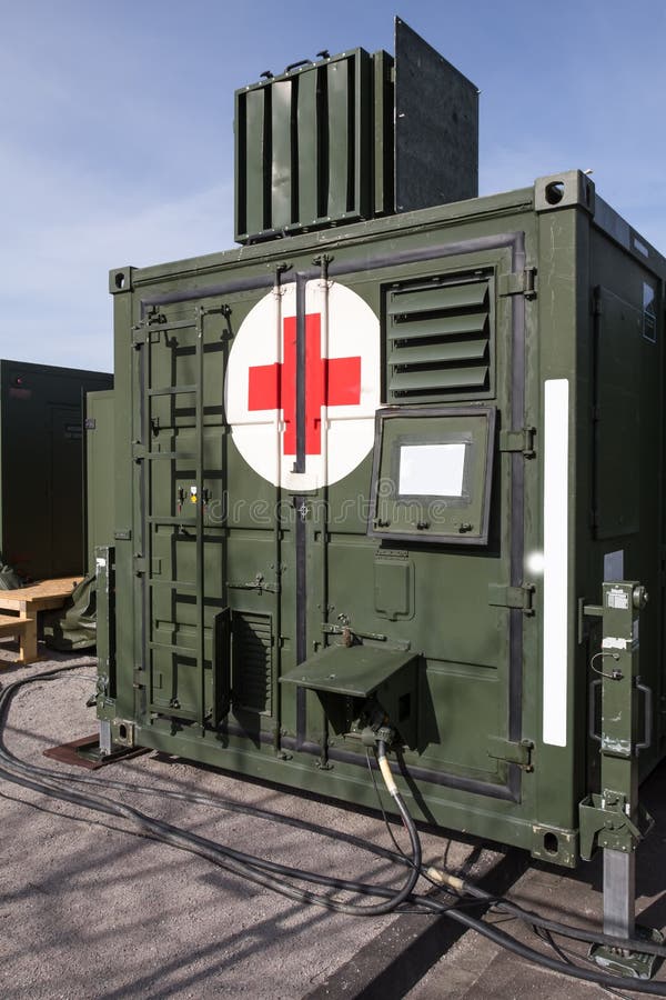 German Military Hospital Container Editorial Photography - Image of ...