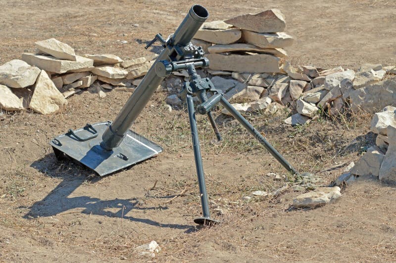 German mortar stock photo. Image of weapon, history, wwii - 32394128