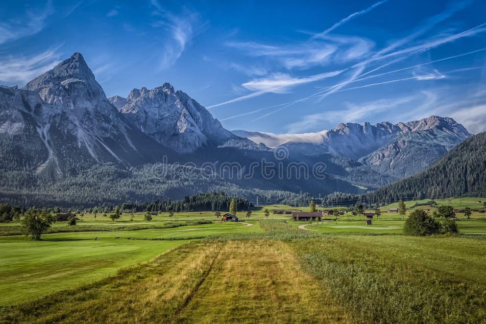 German Mountains stock photo. Image of travel, alps, austria - 74457234