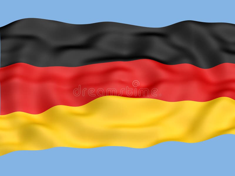 German nation flag stock illustration. Illustration of banner - 77741558
