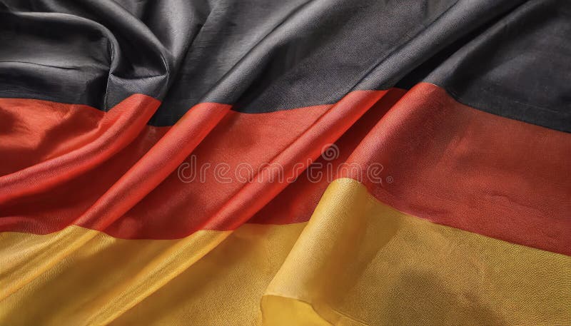 German National Flag. Independence Day Concept Stock Illustration ...