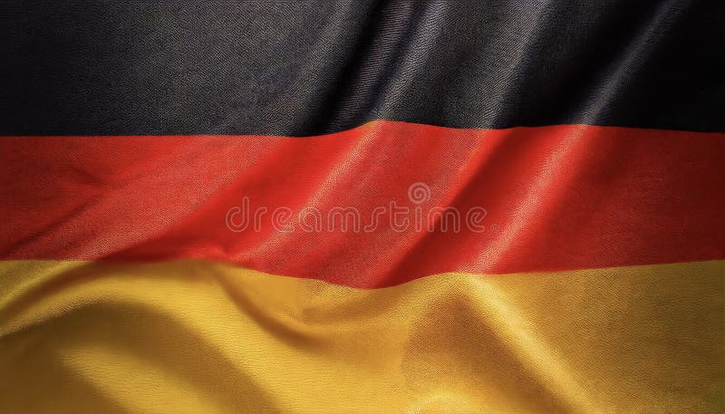German National Flag. Independence Day Concept Stock Illustration ...