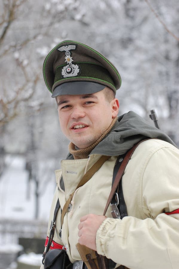 German officer of WW2 stock image. Image of evil, nazism - 8256523