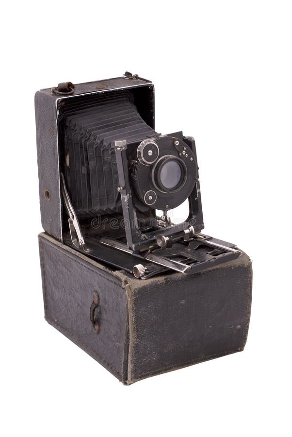 German old camera. stock photo. Image of case, vintage - 64872410