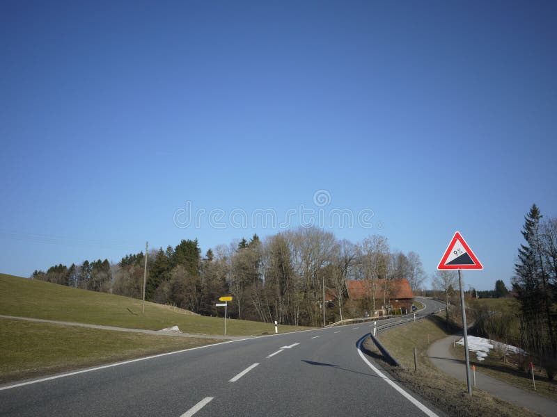 German open street road stock photo. Image of horizon - 108054546