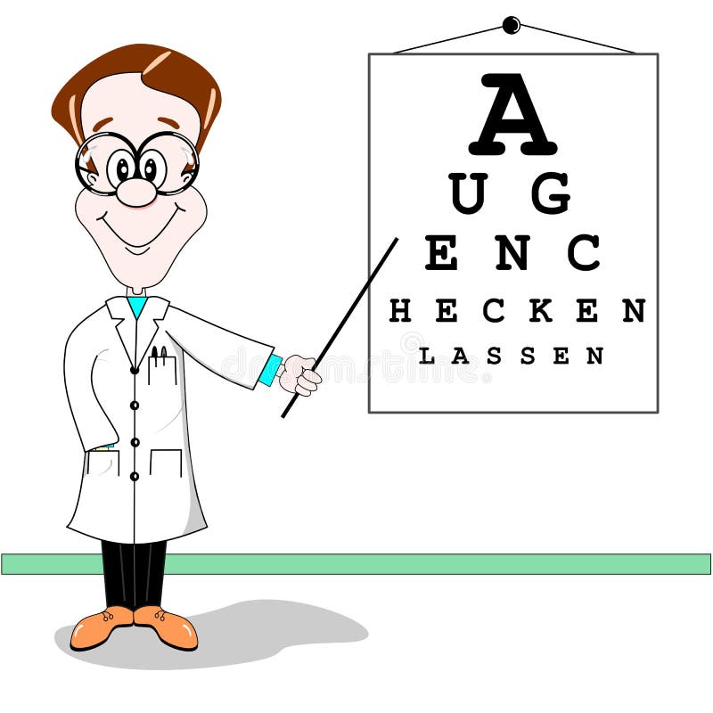 German optician cartoon stock vector. Illustration of german - 21428665