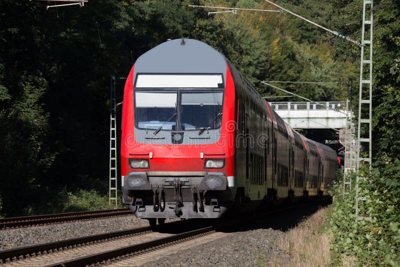German passenger train stock image. Image of transit - 60439197