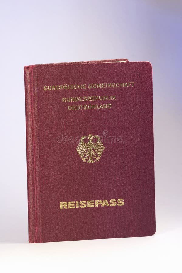 German passport 01 stock photo. Image of leisure, papers - 928056