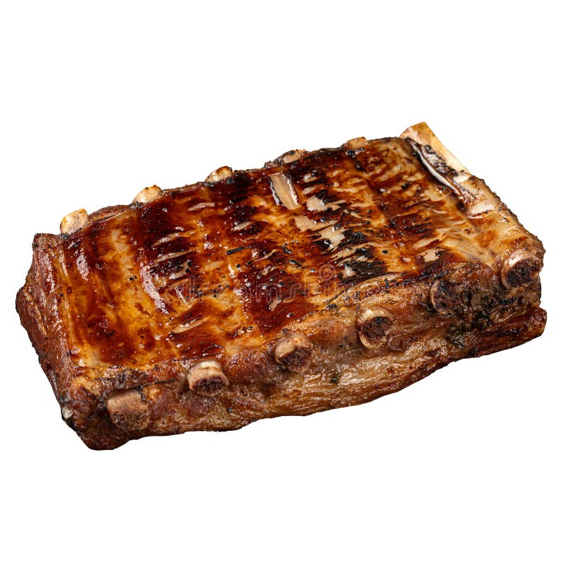 German Patronentasche Josper Rack of Pork Ribs Stock Image - Image of ...