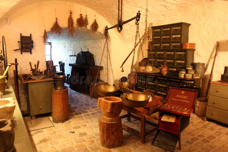 Stained Glass Window Apothecary Window Isolated. Stock Photo - Image of ...