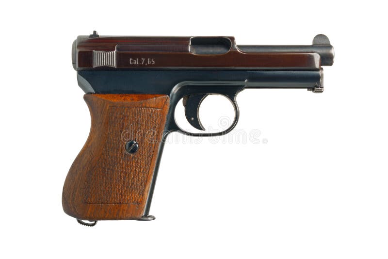 German Pocket Pistol stock photo. Image of barrel, hammer - 27647312