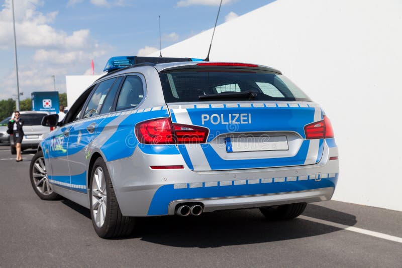 A german police car stock photo. Image of street, german - 74725746