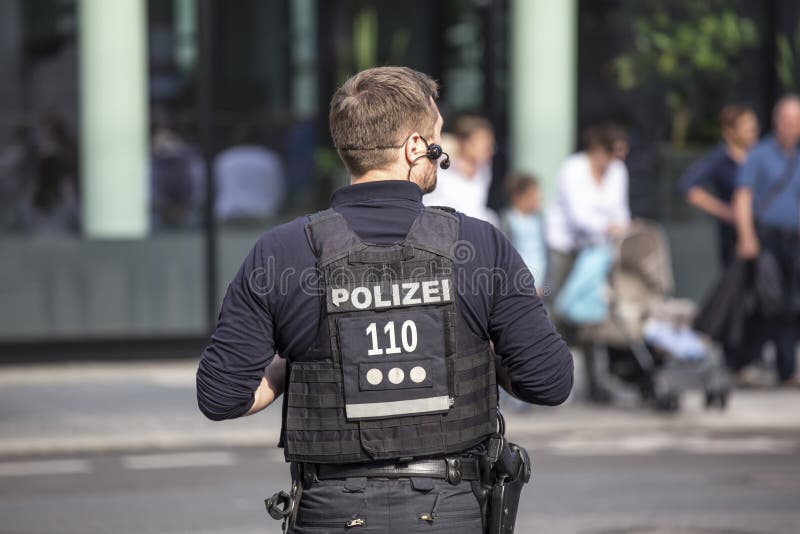 German police officer editorial image. Image of patrol - 94638615