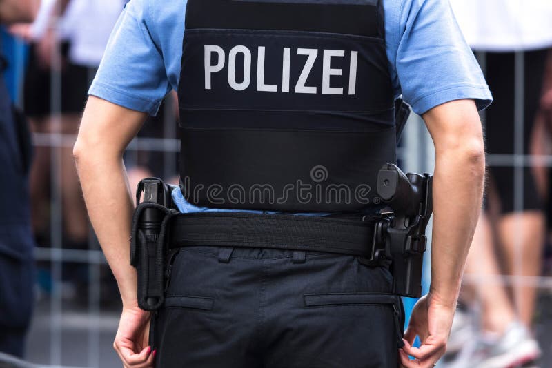 German police officer editorial image. Image of patrol - 94638615