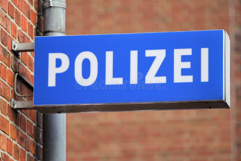 German police station stock image. Image of security - 67125219