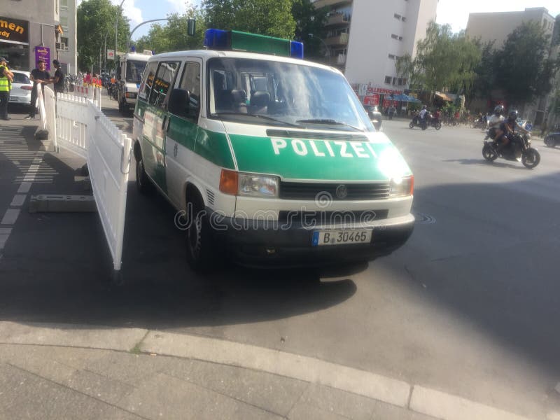 German police van editorial photography. Image of automotive - 155234077