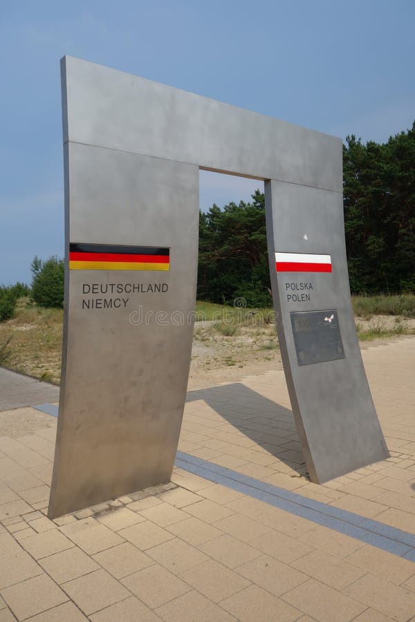 German - Polish border stock image. Image of polish, german - 42886025