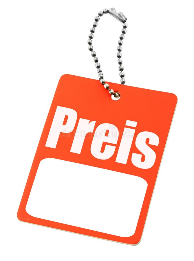 Price Tag Isolated German Stock Photos - Free & Royalty-Free Stock ...