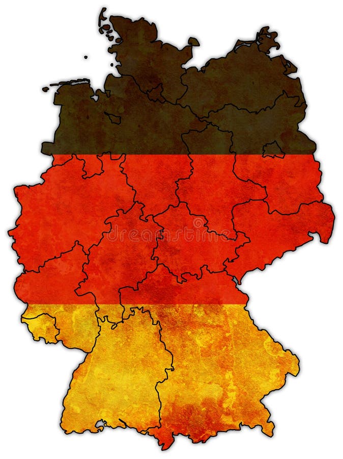 German provinces stock illustration. Illustration of political - 215952985