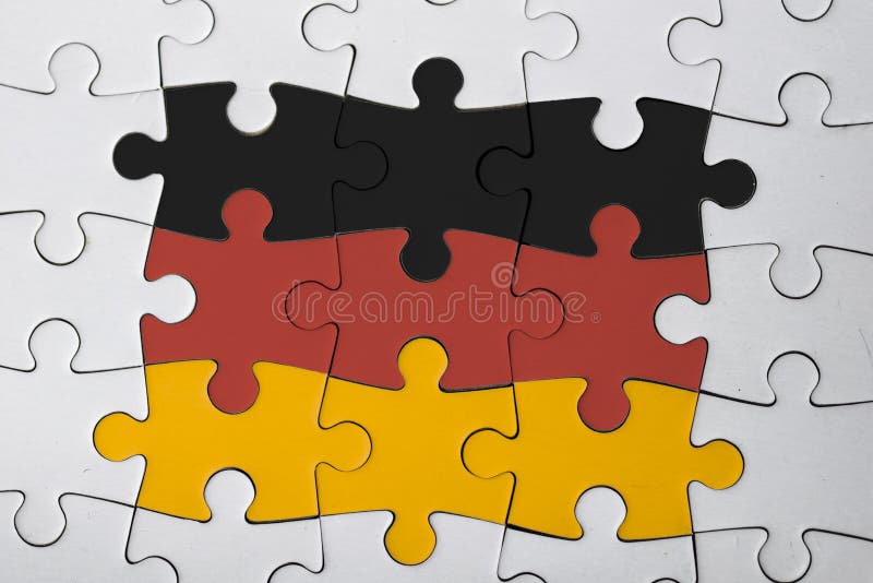 The german puzzle stock image. Image of germany, solution - 87751509