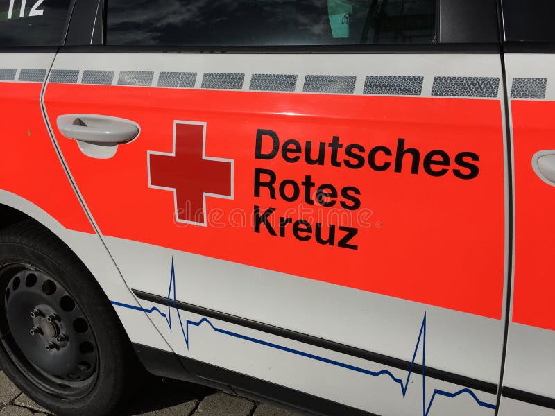 German Red Cross editorial stock image. Image of sign - 102791989