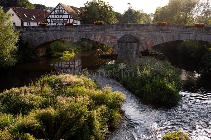 German River Lahn by Gossfelden Stock Photo - Image of german, lahn ...
