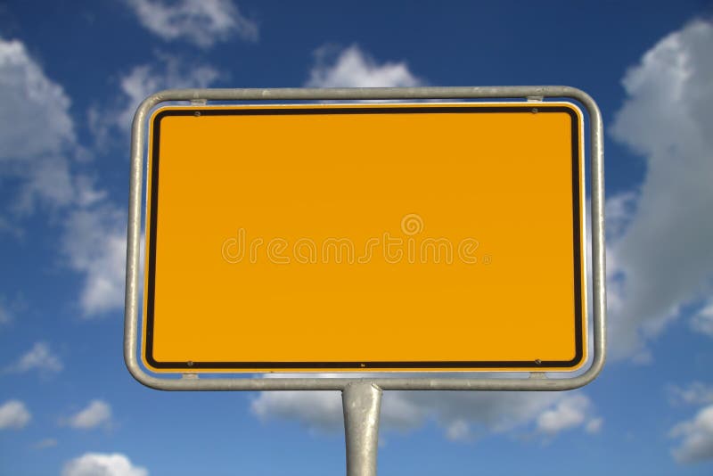 German road sign stock image. Image of german, text, blue - 20610165