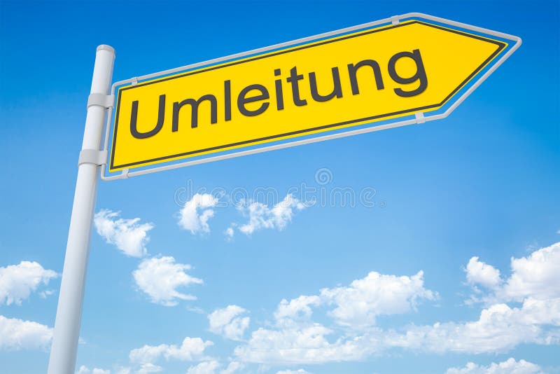 German Road Sign - Parking Position at the Sidewalk Stock Illustration ...