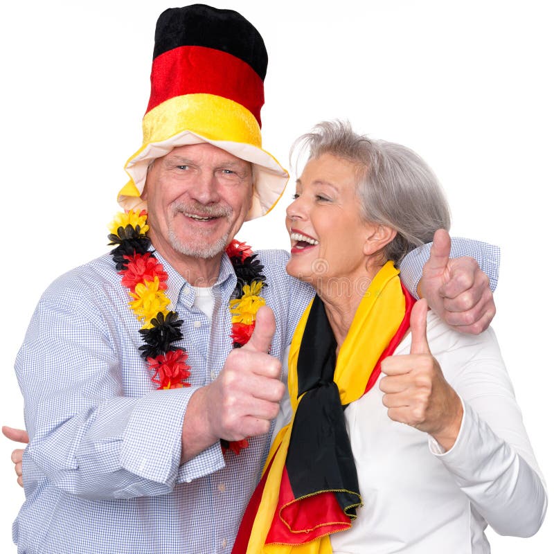German senior sport fans stock image. Image of germany - 38140961