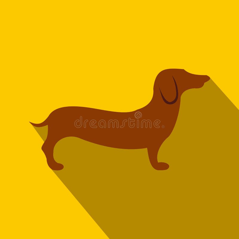 German Shepherd Dog Icon, Simple Style Stock Vector - Illustration of ...