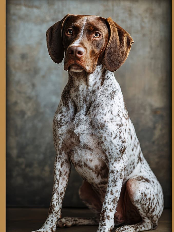 German Shorthaired Pointer Portrait: a Captivating Portrayal of a ...