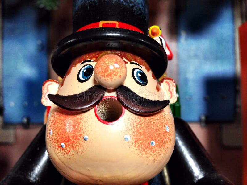 German Smoker Toy stock photo. Image of entertainment - 48282192