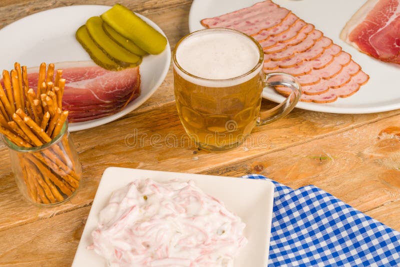 German snacks stock image. Image of bavarian, german - 40508129