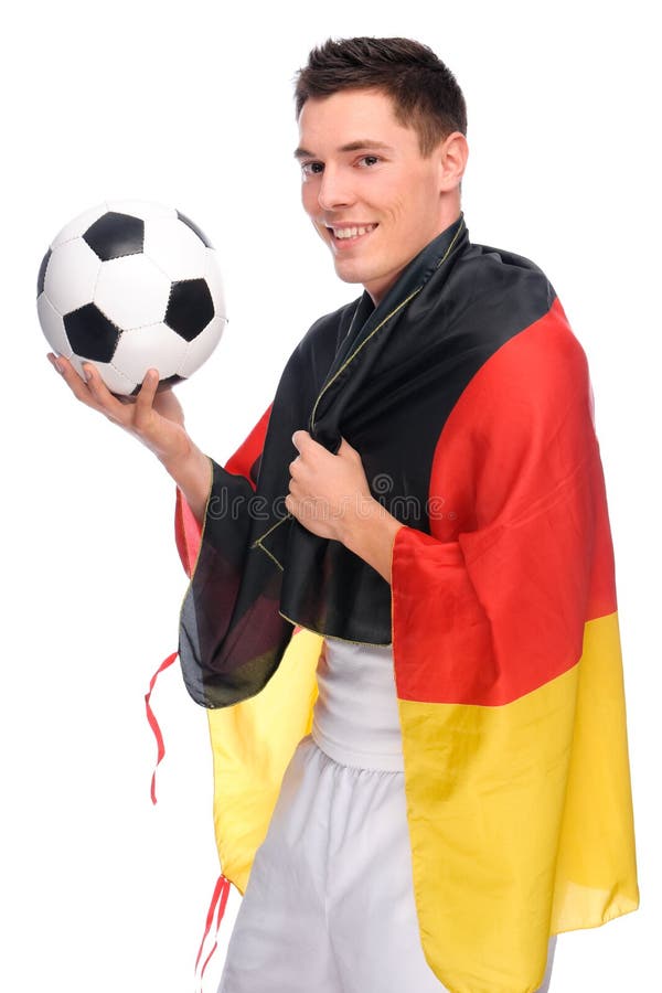 German soccer fan stock photo. Image of leisure, singlet - 14718552