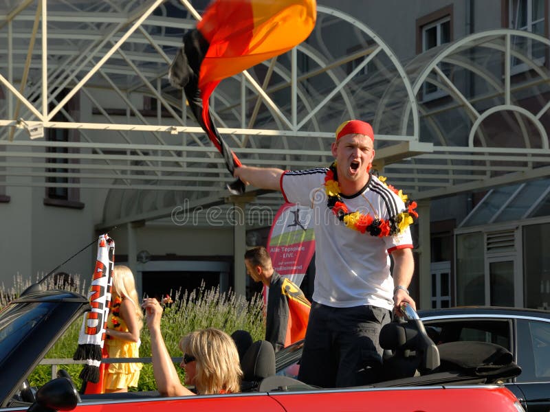 German Soccer Fans Celebrating Another Victory Editorial Photography ...