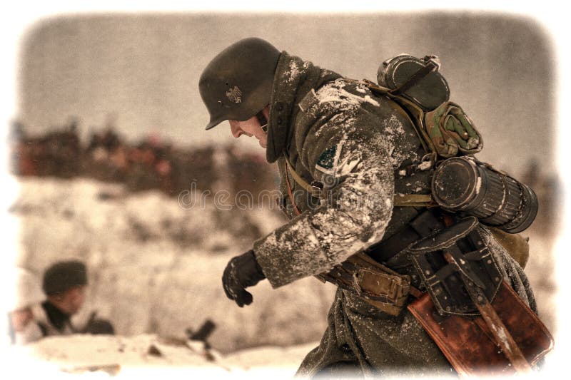 German soldier of WW2 editorial stock photo. Image of history - 23370193