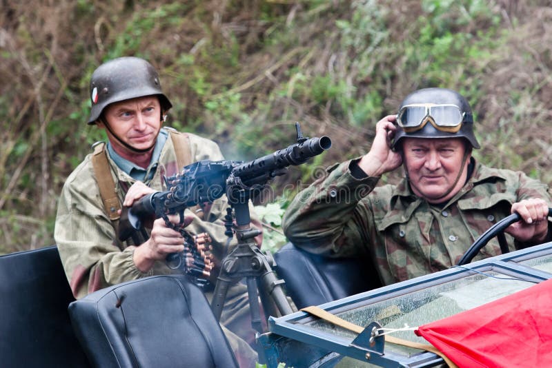 German soldiers. editorial photography. Image of bullet - 17100967