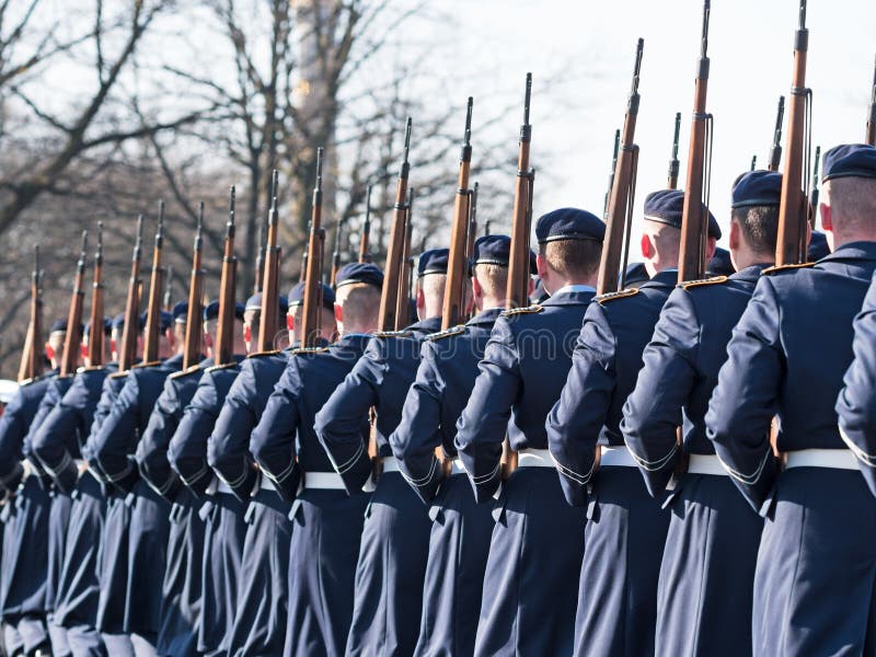 German Soldiers of the Guard Regiment Editorial Photo - Image of show ...