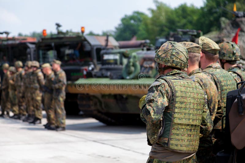 German Soldiers Stands in Formation Editorial Image - Image of germany ...